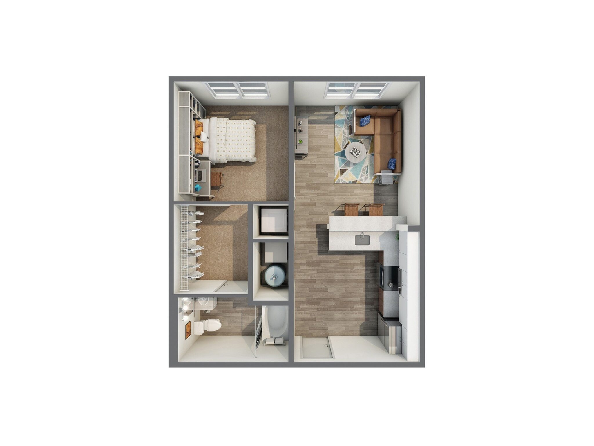 Floor Plans | Off-Campus Housing for UNCC Students | RUSH